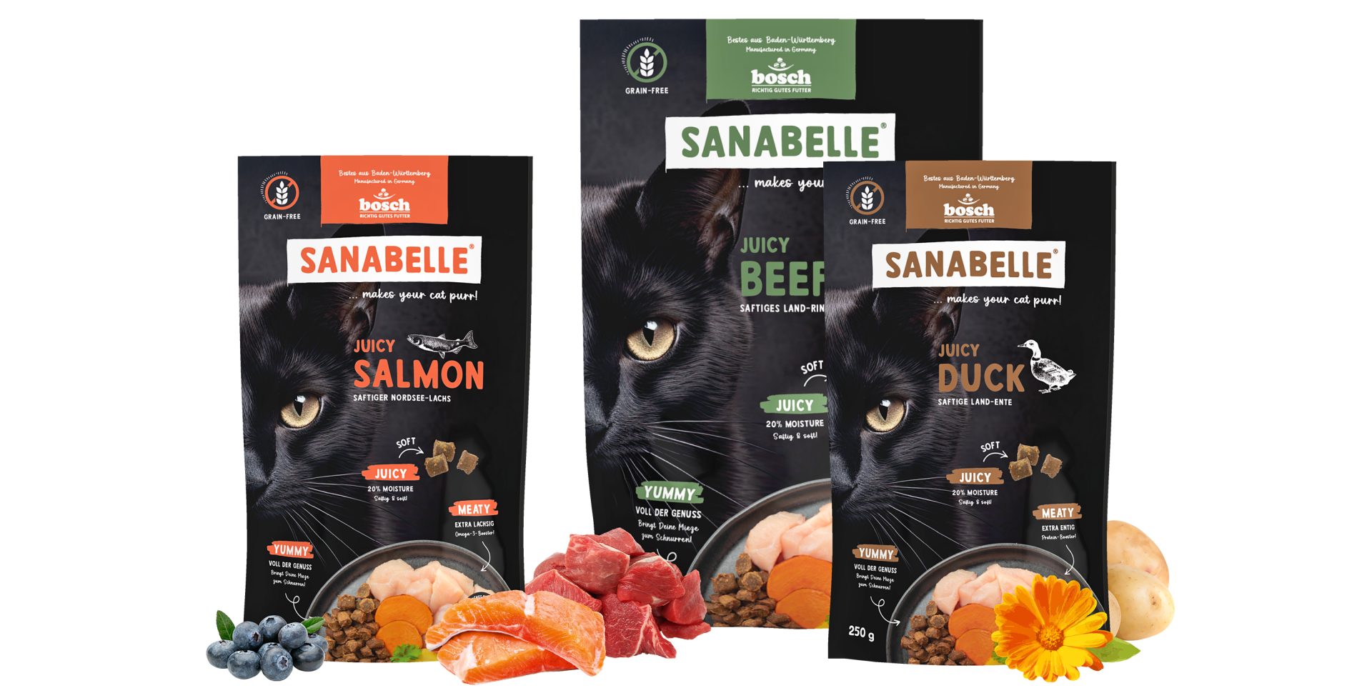 Sanabelle Juicy: soft dry cat food - petworldwide