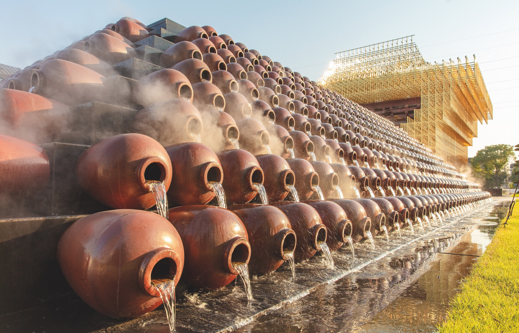 Oase creates a water feature in Chi... - petworldwide